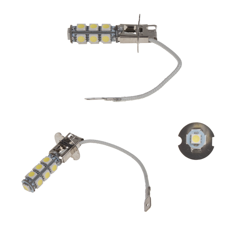 LED H3 bílá, 12V, 13LED/3SMD | STUALARM IMPORT, s.r.o