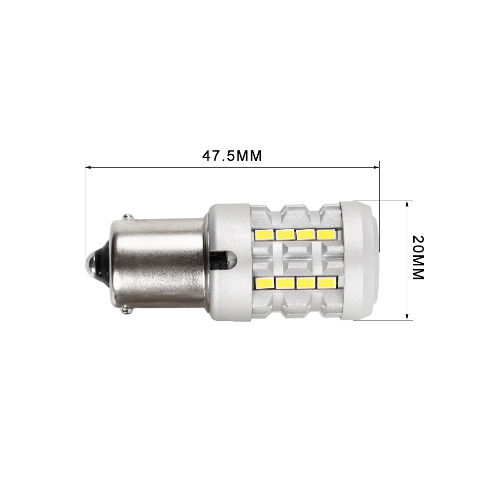 LED BA15S bílá, 12V, CAN-Bus, 26LED SMD | STUALARM IMPORT, s.r.o