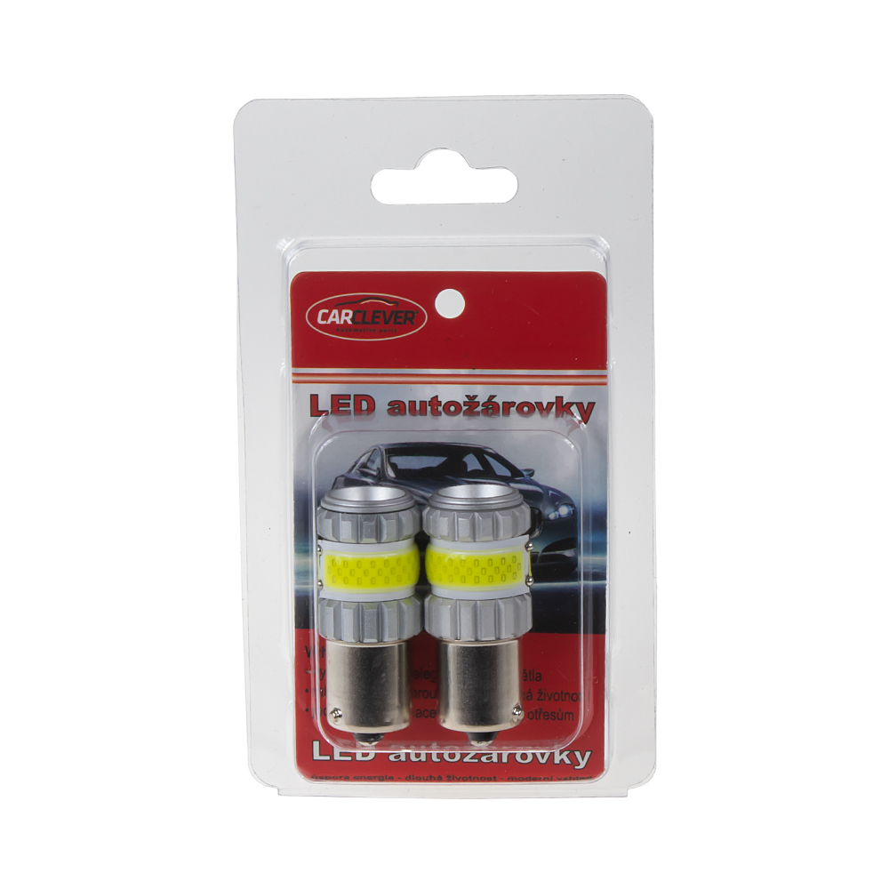 LED BA15s bílá, COB 360⁰, 9-60V, 12W | STUALARM IMPORT, s.r.o