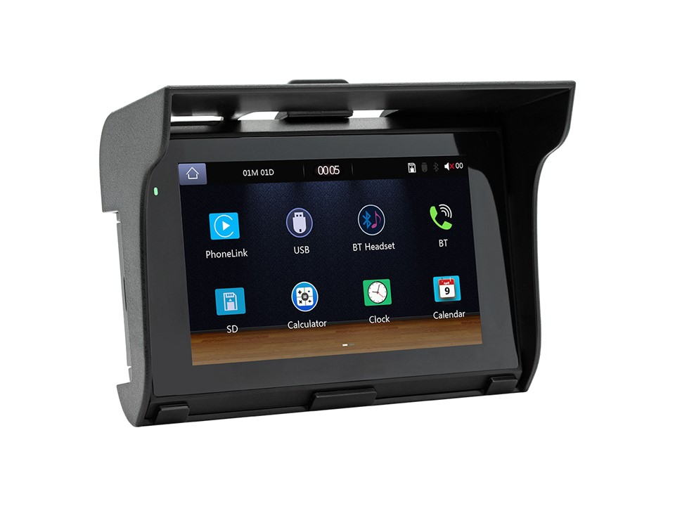 Monitor 5" na motocykl s Apple CarPlay, Android auto, Bluetooth, mini ...