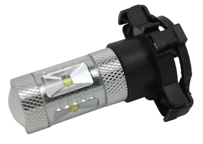 LED PY24W bílá, 12-24V, 30W (6x5W) | STUALARM IMPORT, s.r.o